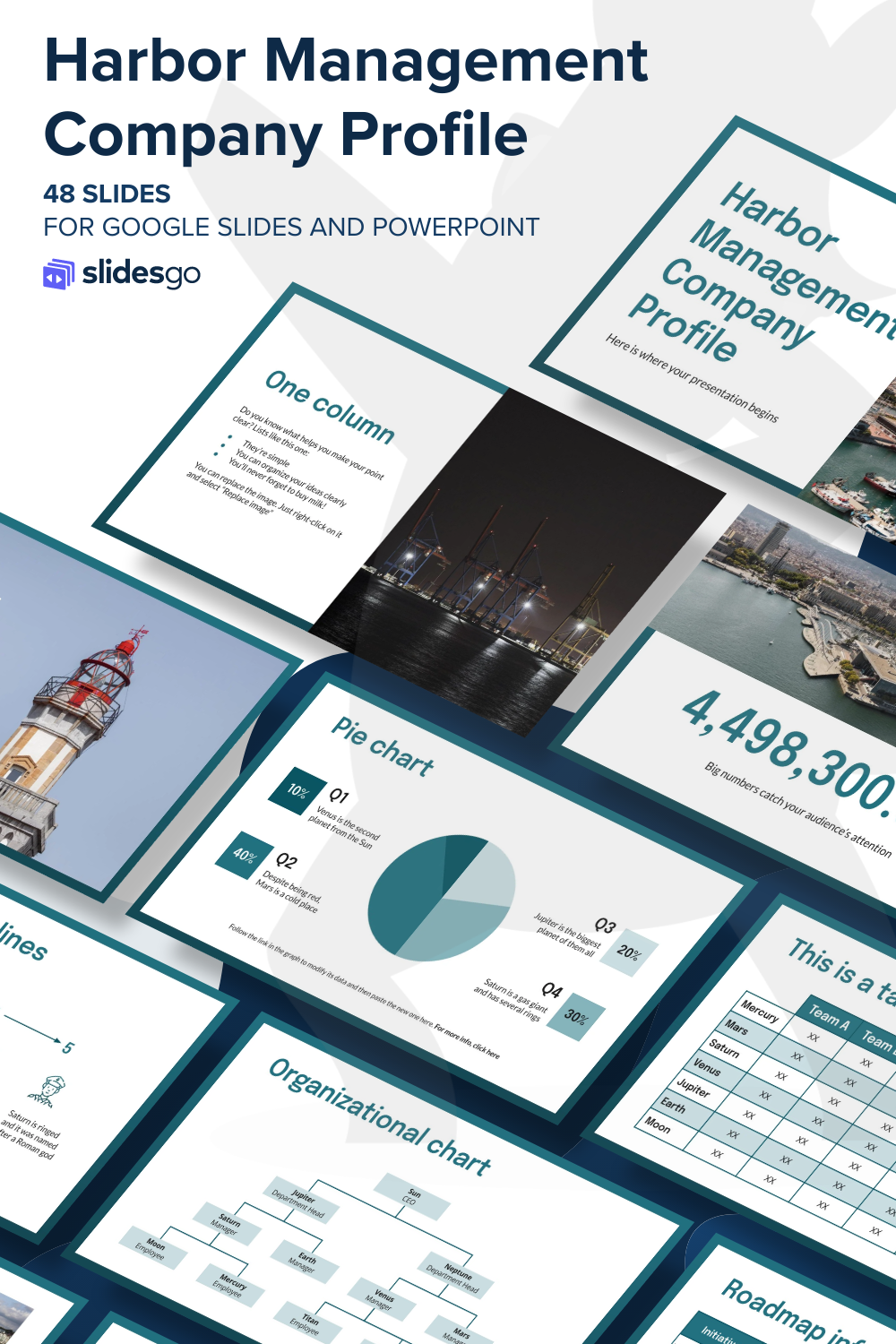 Harbor Management Company Profile | Google Slides
