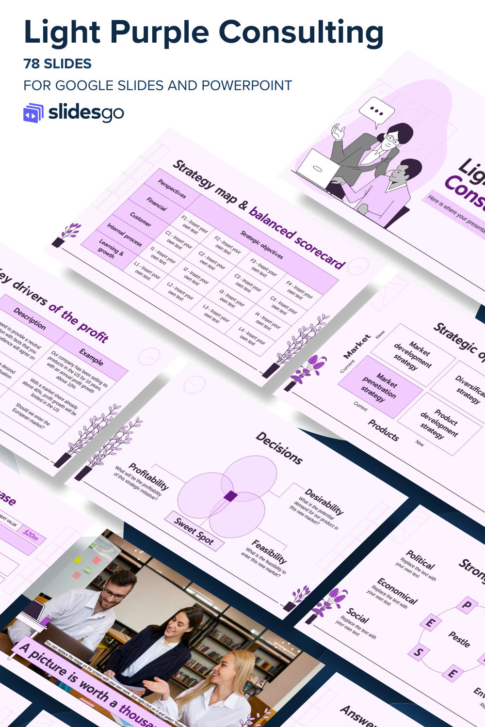Light Purple Consulting | Google Slides & PowerPoint