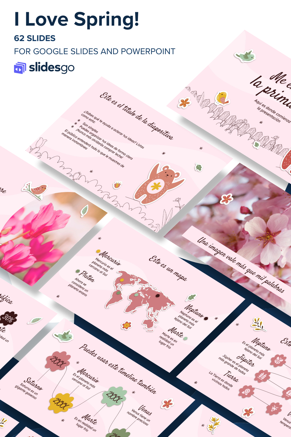 I Love Spring! | Google Slides & PPT