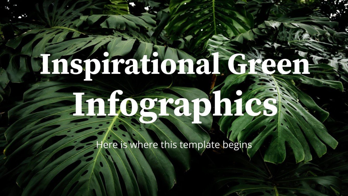 Inspirational Green Infographics | Google Slides & PPT