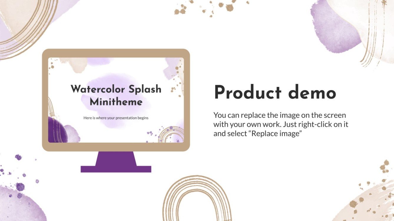 Watercolor Splash Minitheme | Google Slides & PowerPoint