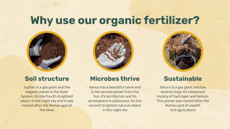 Organic Fertilizer Company Profile | Google Slides & PPT