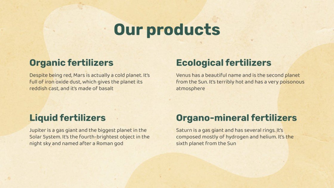 Organic Fertilizer Company Profile | Google Slides & PPT