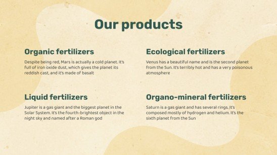 Organic Fertilizer Company Profile | Google Slides & PPT