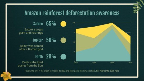 Infographies sur la déforestation de la forêt amazonienne