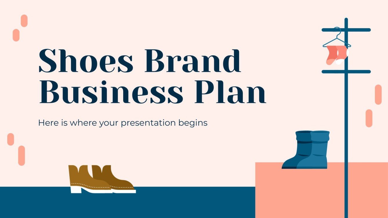 Google Slides and PowerPoint templates about shoes