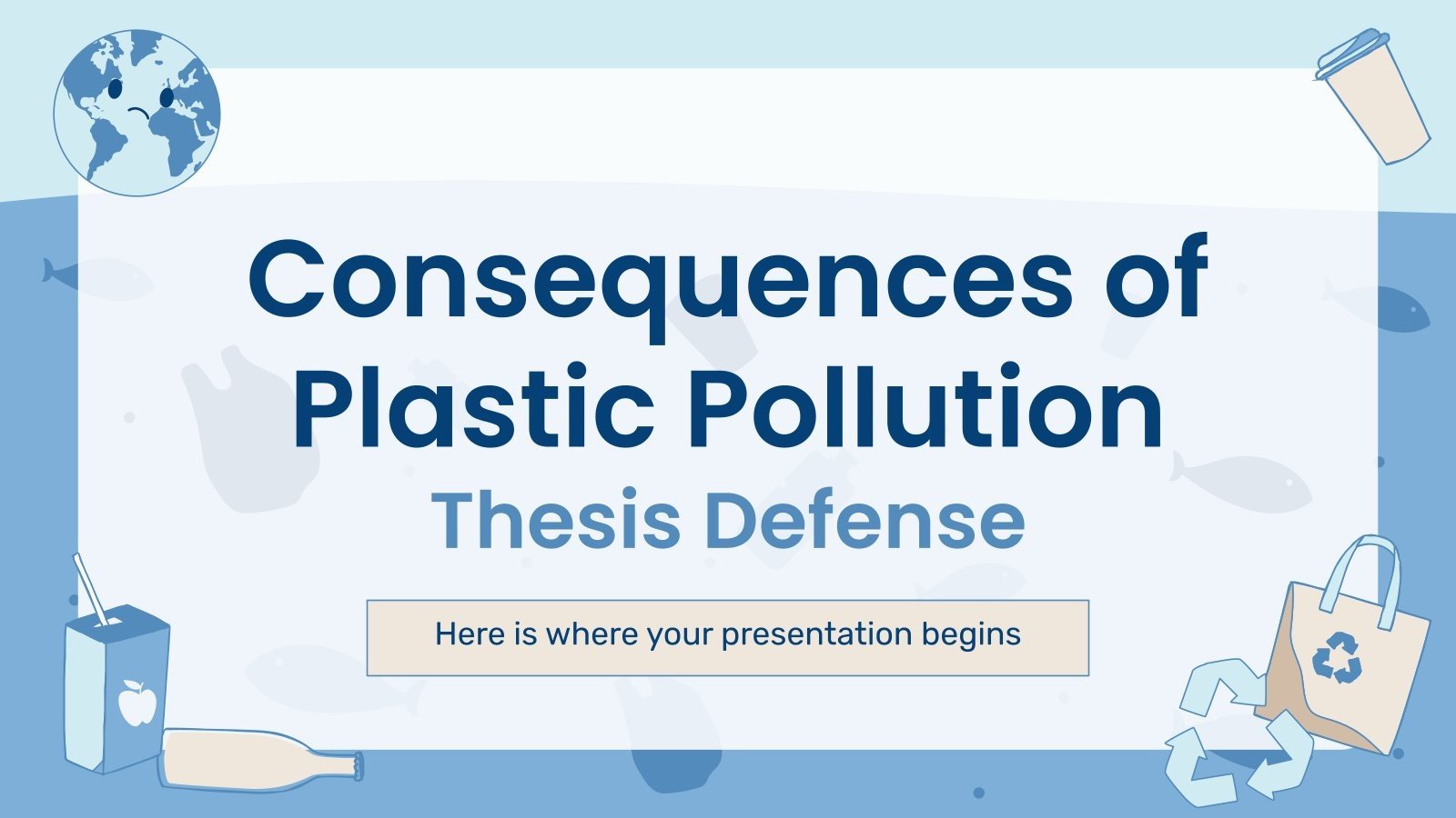 Modèles gratuits sur la Pollution pour Google Slides et PPT