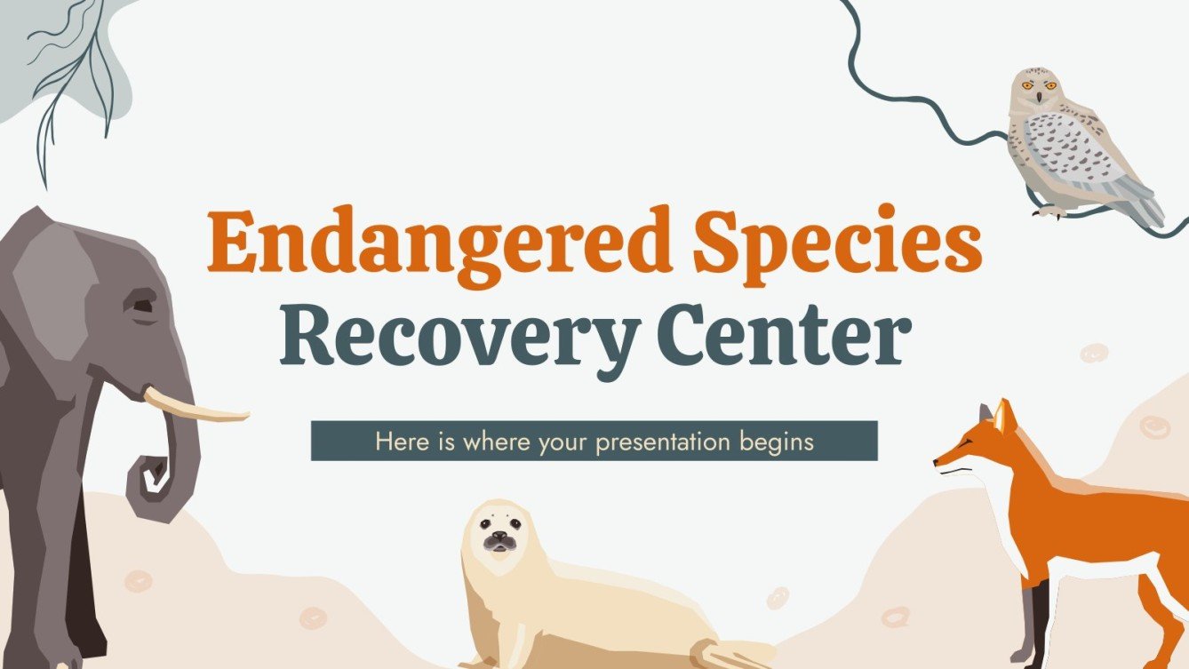 Endangered Species Recovery Center | Google Slides and PPT