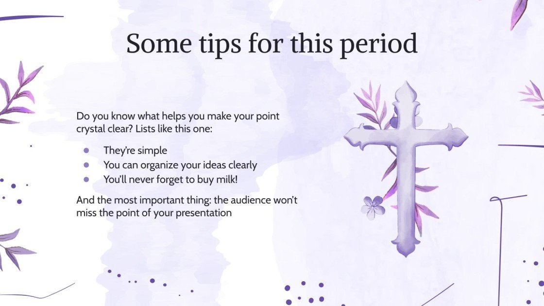 Lent Season Sermon | Google Slides & PowerPoint template