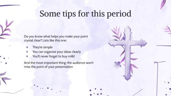 Lent Season Sermon | Google Slides & PowerPoint template