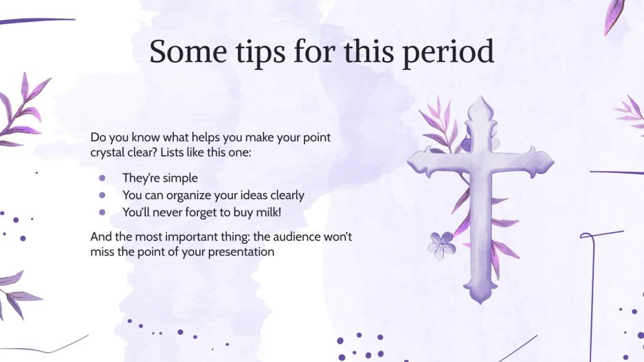 Lent Season Sermon | Google Slides & PowerPoint template