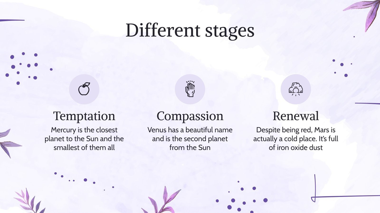 Lent Season Sermon | Google Slides & PowerPoint template