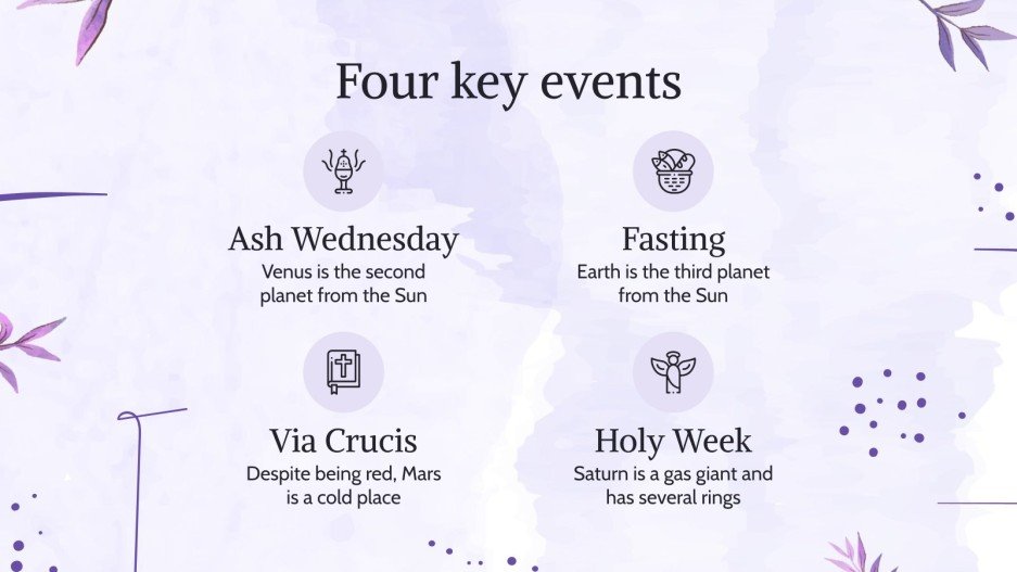 Lent Season Sermon | Google Slides & PowerPoint template
