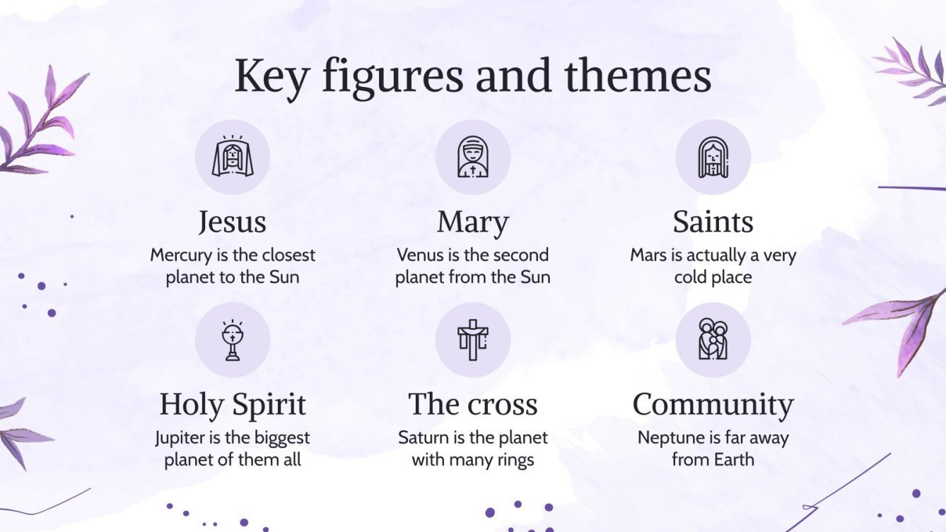 Lent Season Sermon | Google Slides & PowerPoint template