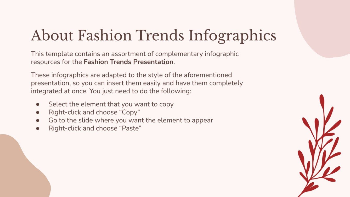 Fashion Trends Infographics | Google Slides & PPT