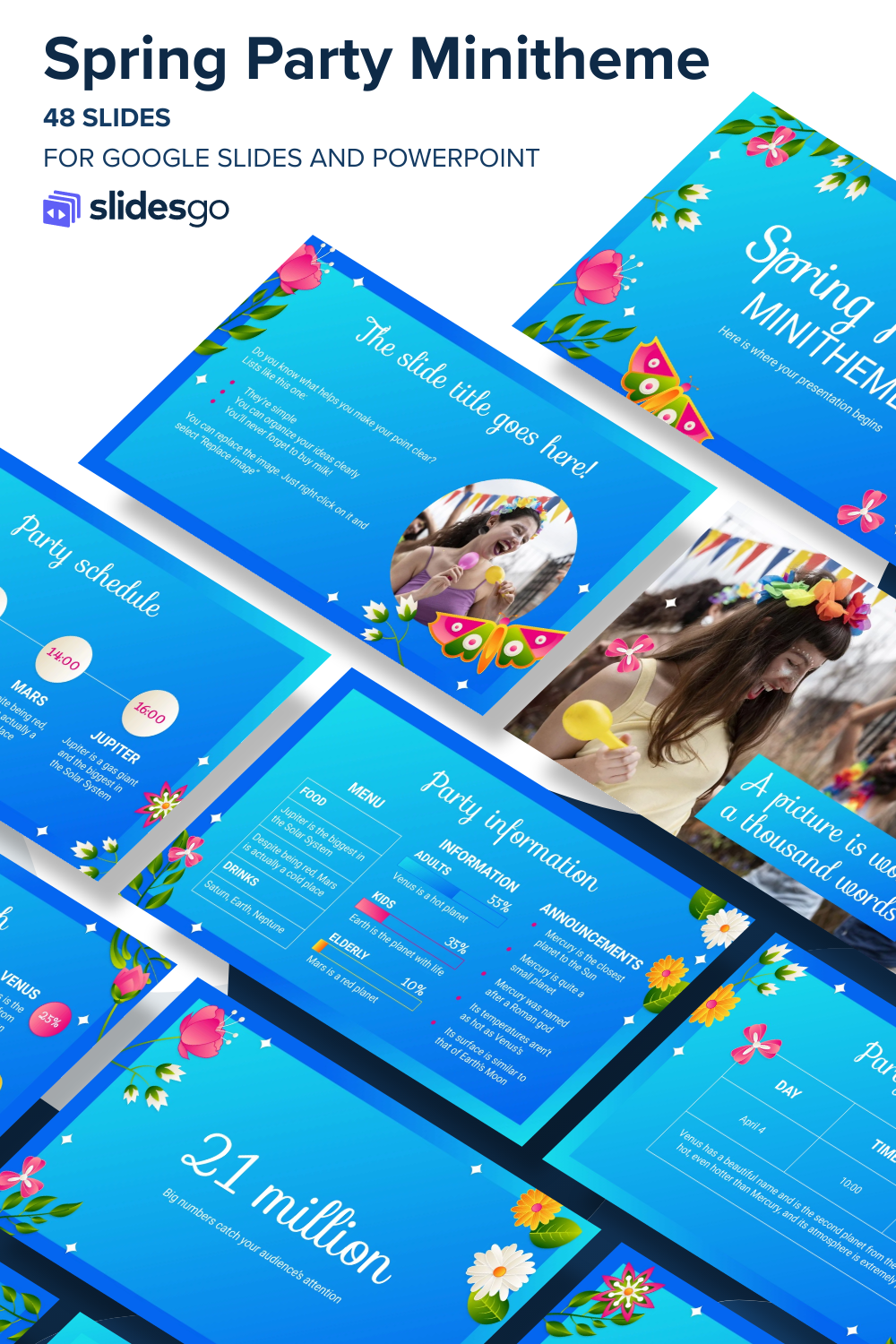 Spring Party Minitheme | Google Slides & PowerPoint