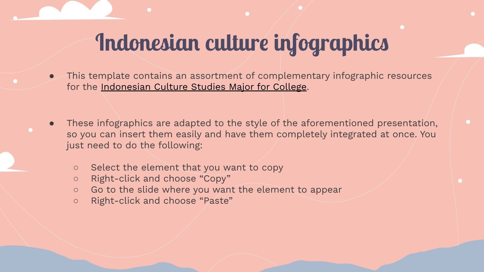 Indonesian Culture Studies Major for College Infographics