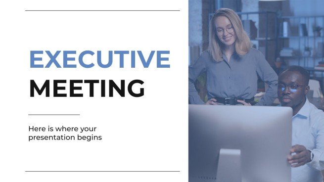 Executive Meeting | Google Slides & PowerPoint