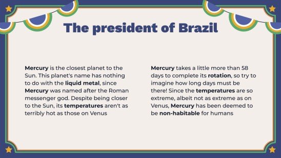 Social Studies Subject: Brazil's President