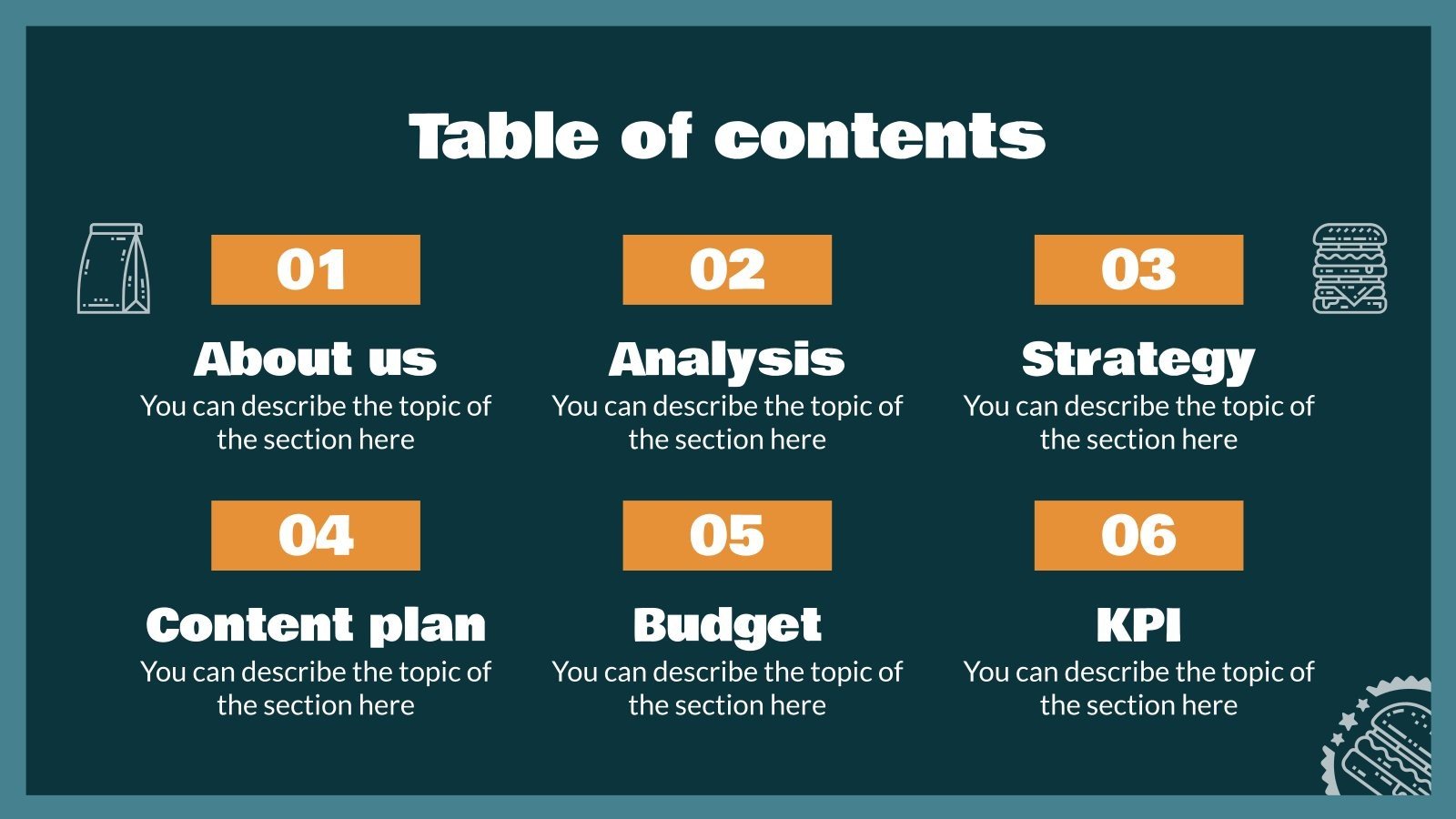 Take Away Burger Restaurant Social Media Strategy