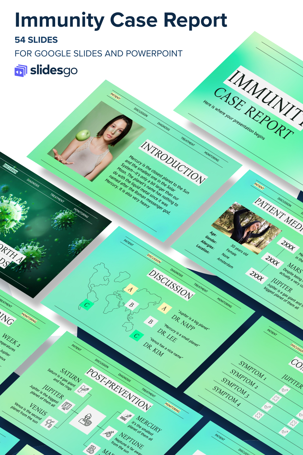 Immunity Case Report | Google Slides & PPT