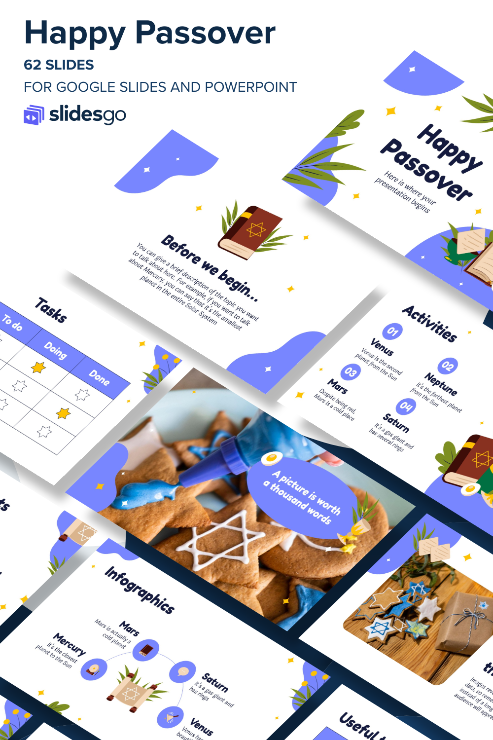 Happy Passover | Google Slides theme & PowerPoint template