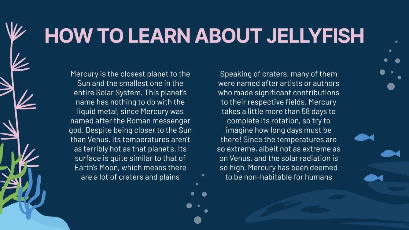 Jellyfish Sting Action Guide | Google Slides & PowerPoint