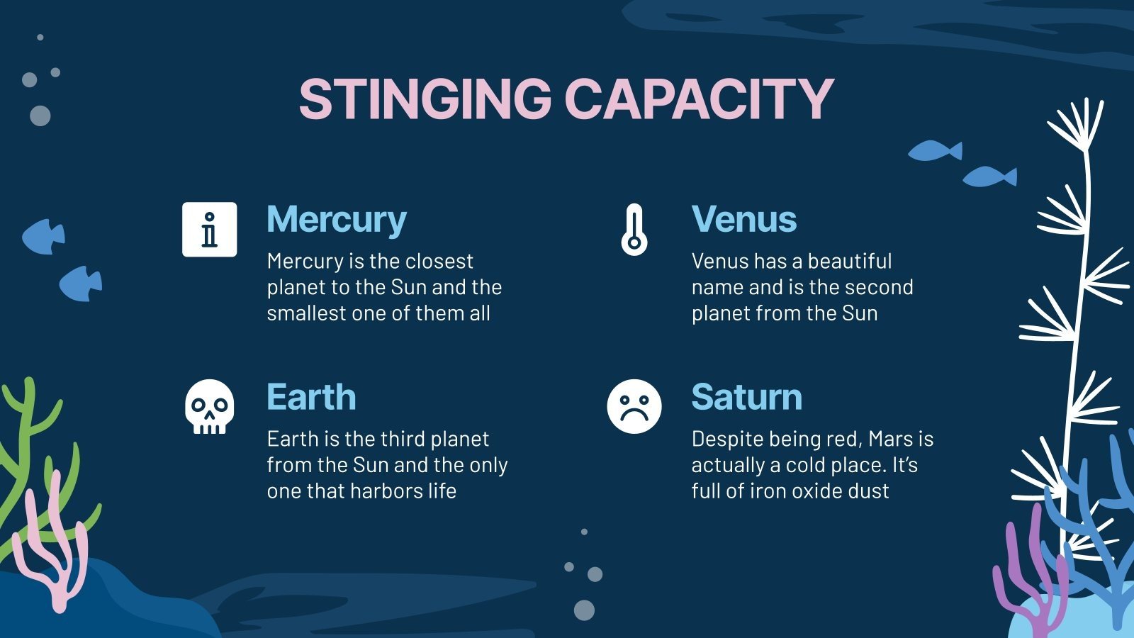 Jellyfish Sting Action Guide | Google Slides & PowerPoint