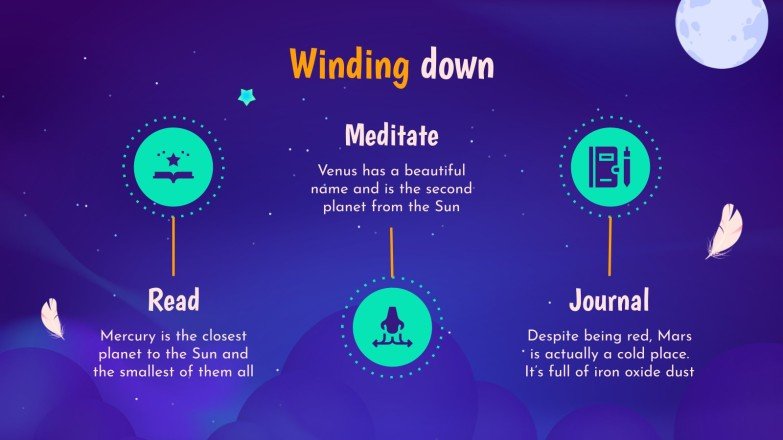 Bedtime Routine for Adults | Google Slides and PowerPoint