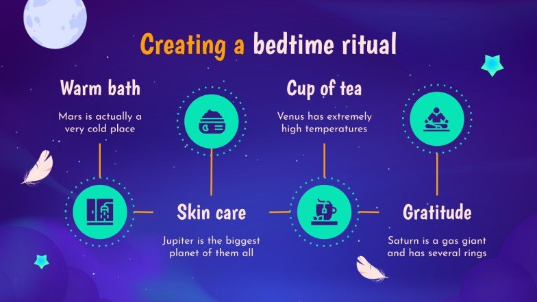 Bedtime Routine for Adults | Google Slides and PowerPoint