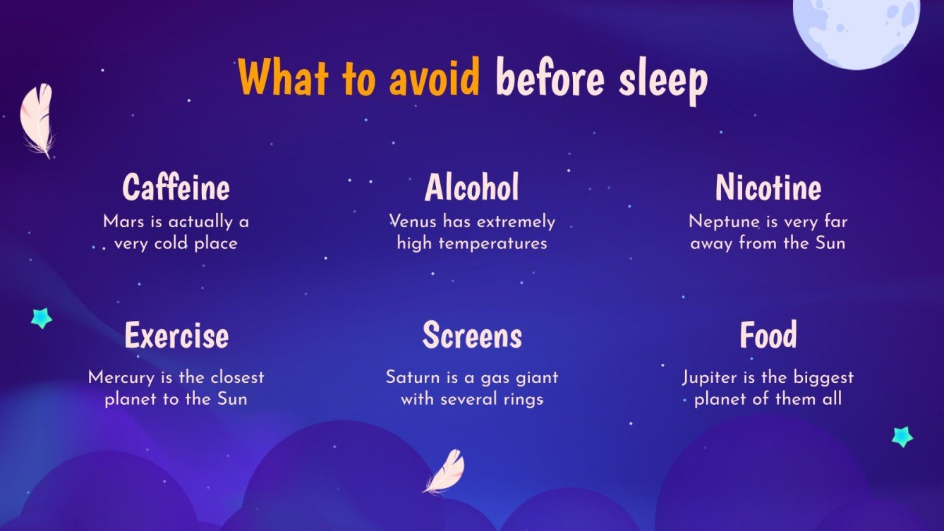 Bedtime Routine for Adults | Google Slides and PowerPoint