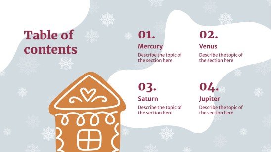 Winter Snowflakes Google Slides Theme and PPT Template