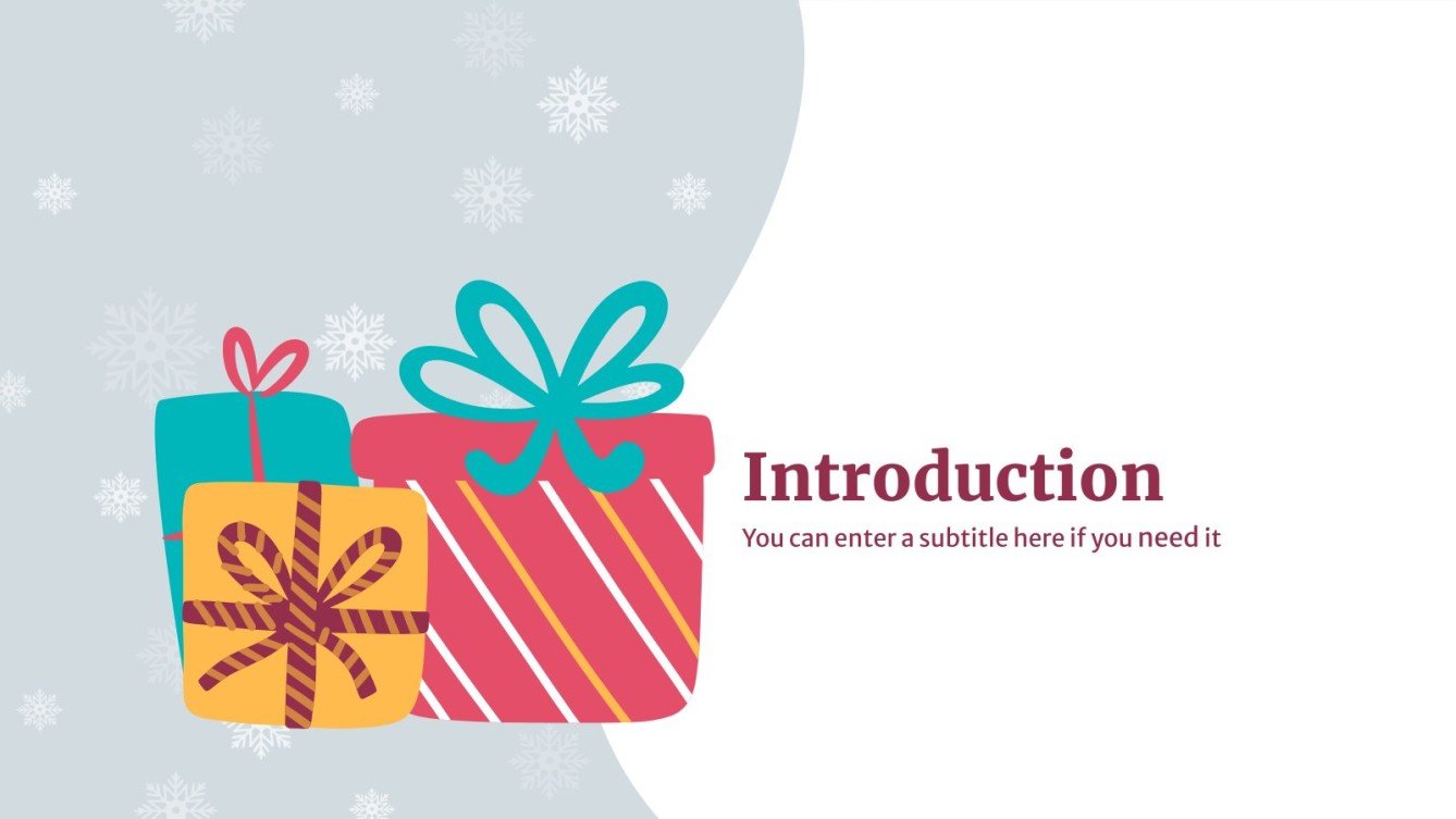 Winter Snowflakes Google Slides Theme and PPT Template