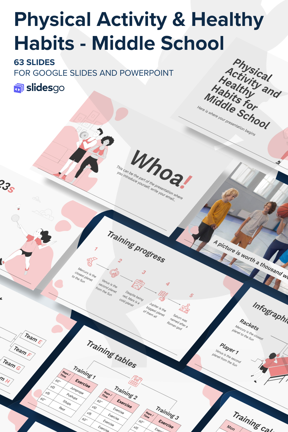 Physical Activity and Healthy Habits for Middle School