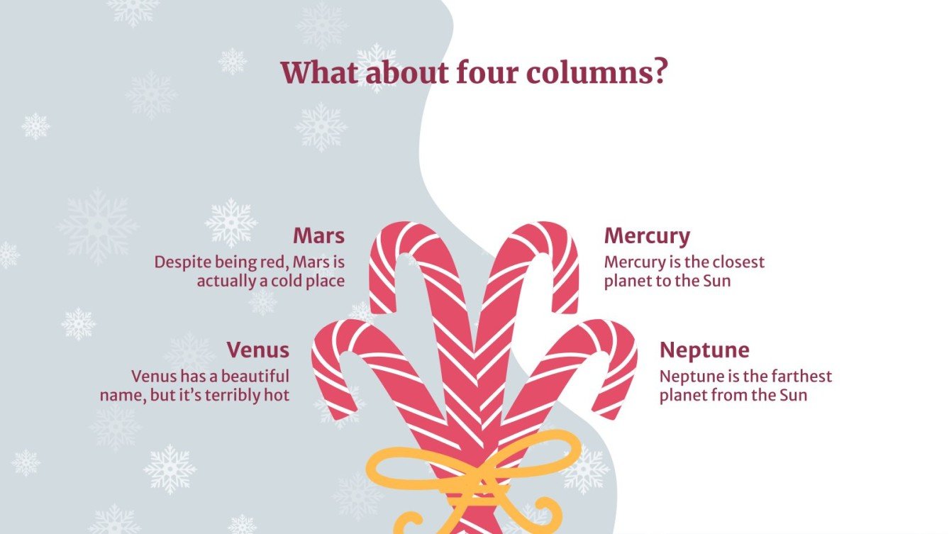 Winter Snowflakes Google Slides Theme and PPT Template