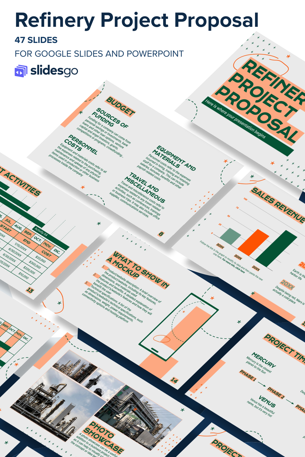 Refinery Project Proposal | Google Slides and PowerPoint