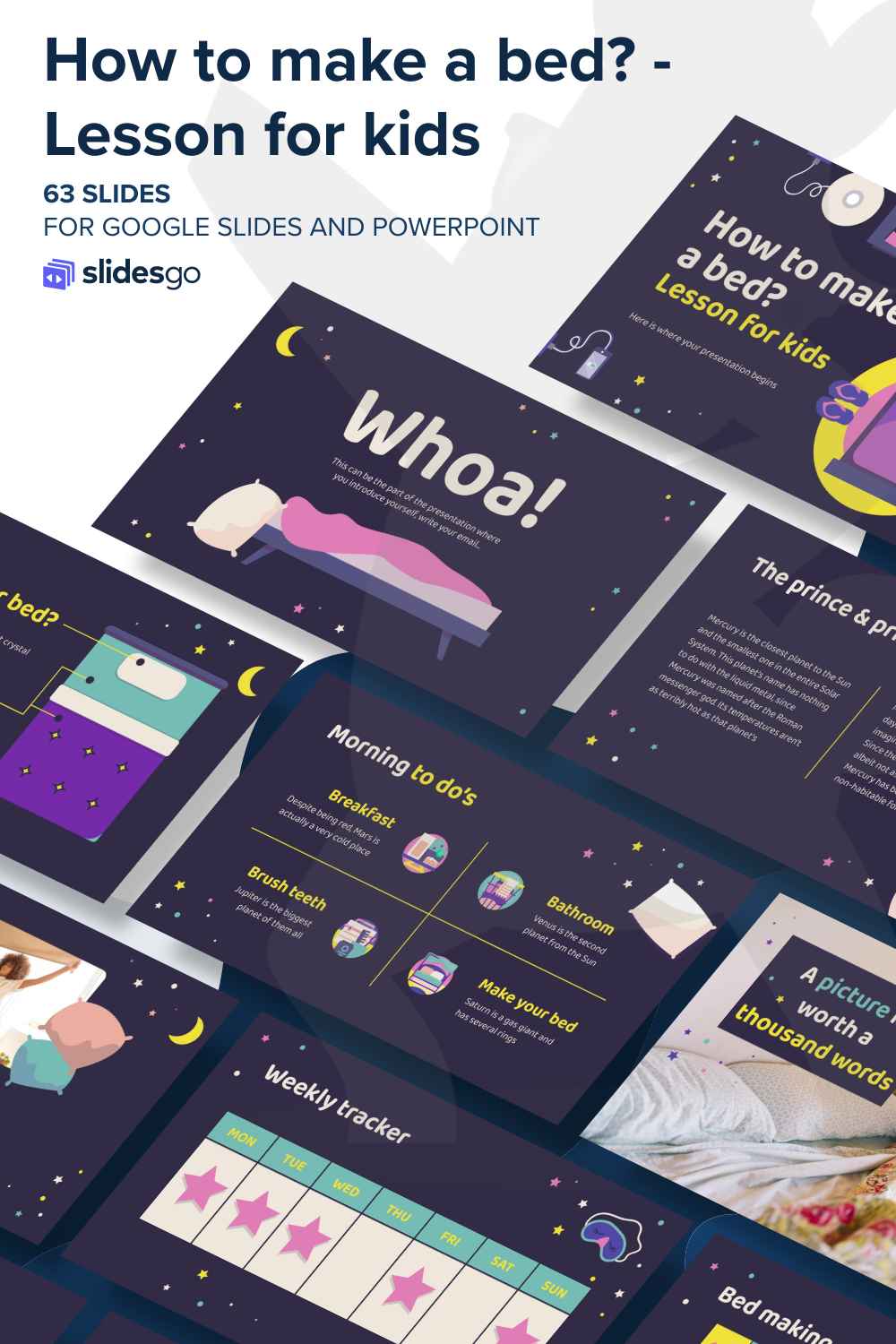 How to make a bed? - Lesson for kids | Google Slides & PPT