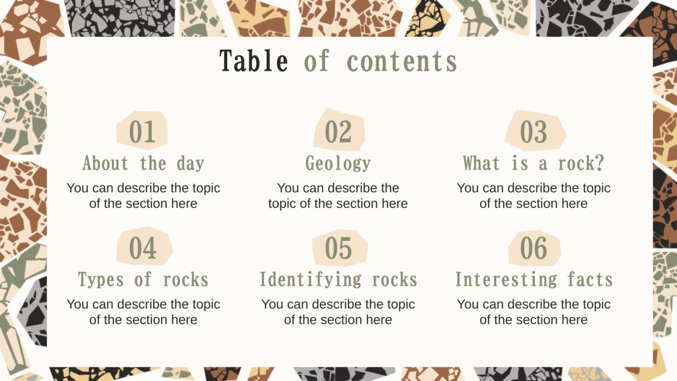 International Rock Day | Google Slides & PowerPoint template