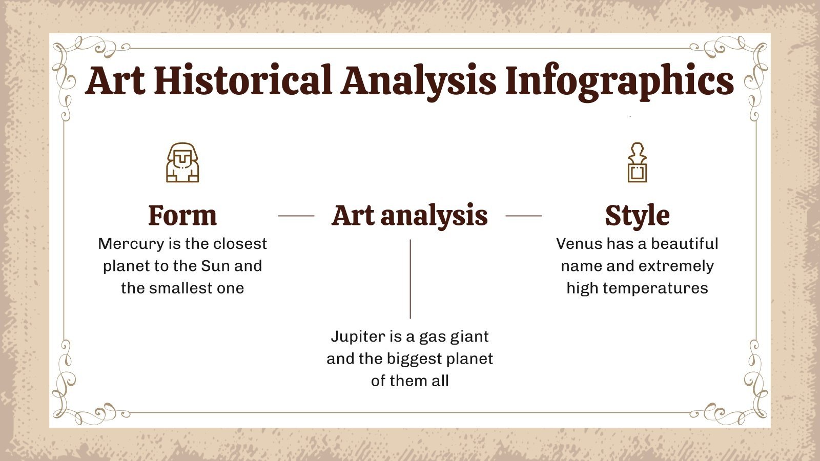 Art Historical Analysis Class for High School Infographics