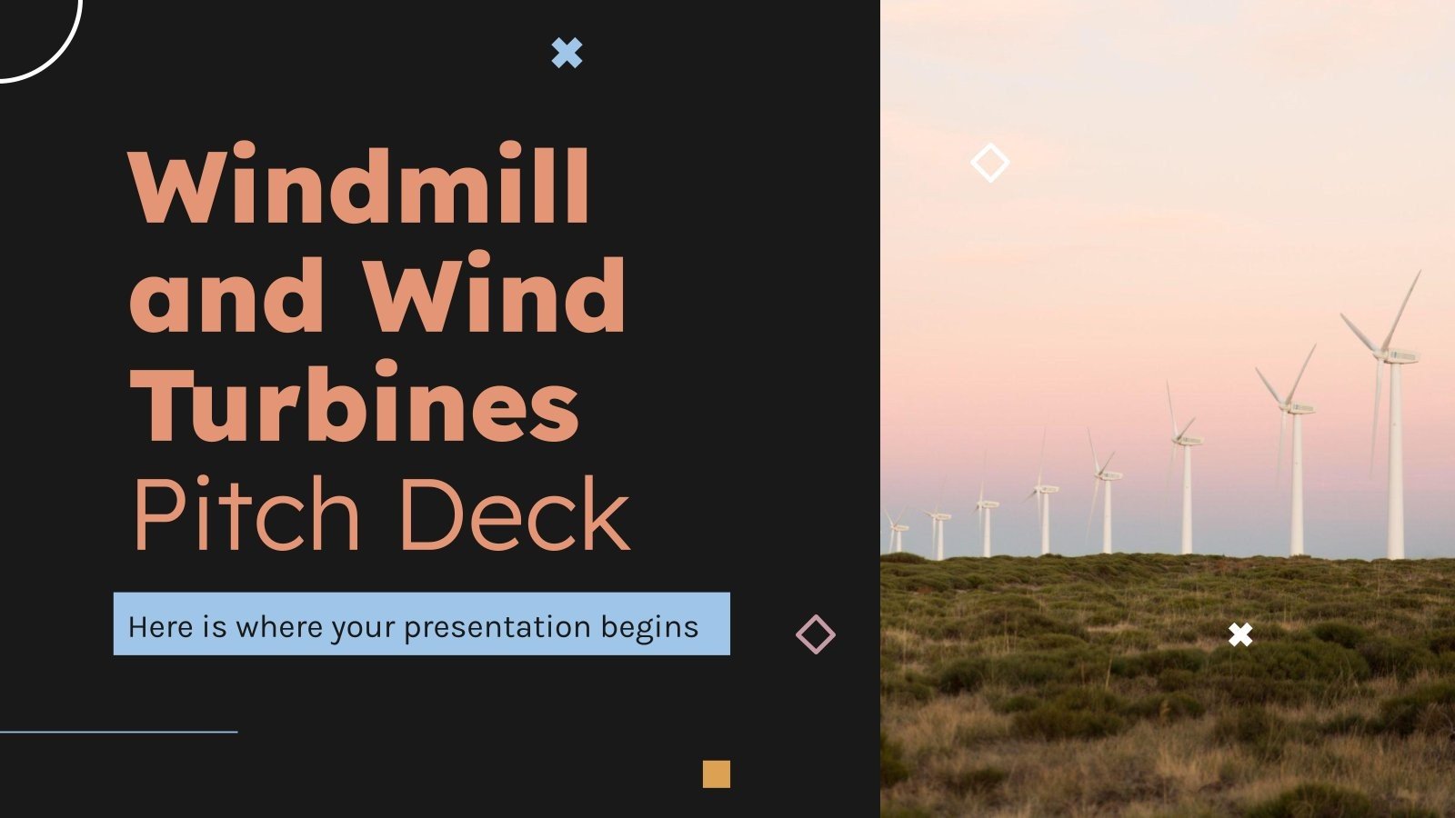 Windmill & Wind Turbines Pitch Deck | Google Slides & PPT