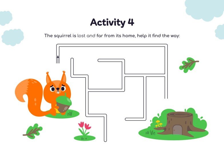 Maze Activities for Pre-K | Google Slides & PowerPoint