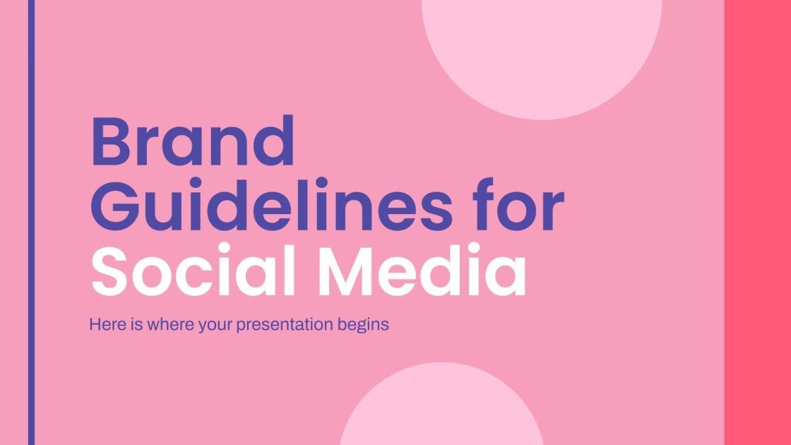 Brand Guidelines for Social Media | Google Slides & PPT
