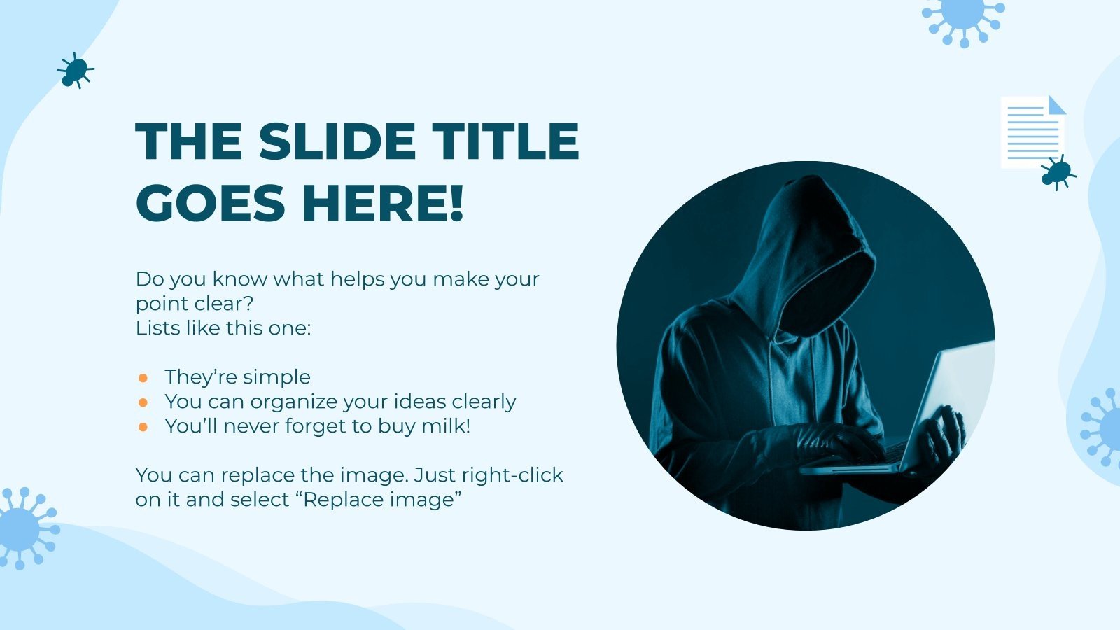 Computer Virus Minitheme | Google Slides & PowerPoint