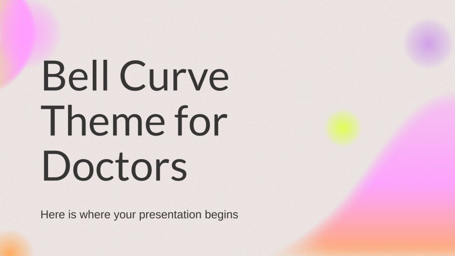 Bell Curve Theme for Doctors | Google Slides & PPT