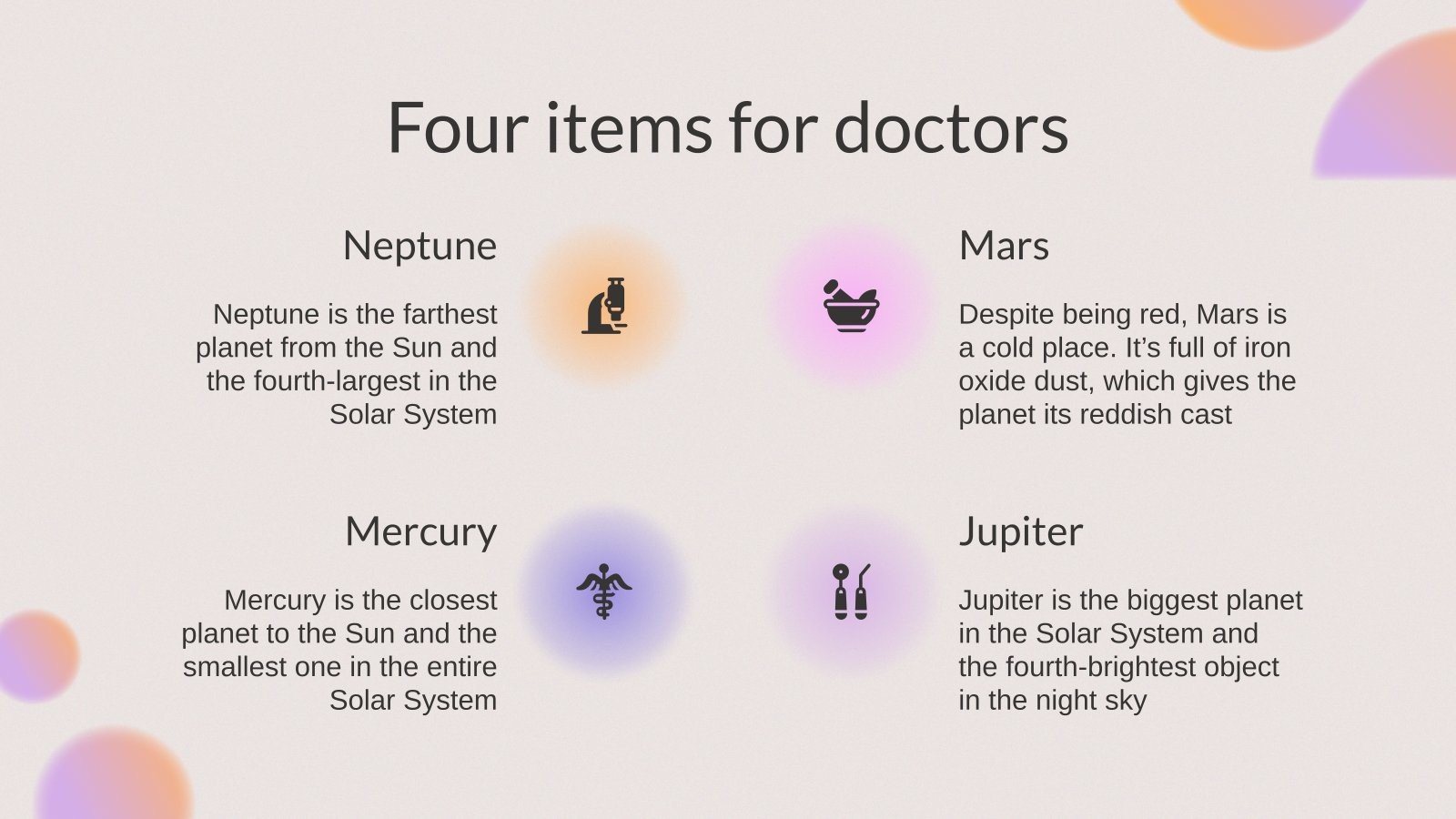 Bell Curve Theme for Doctors | Google Slides & PPT