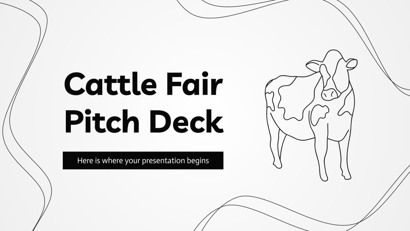 Plantillas gratis sobre vacas para Google Slides y PowerPoint