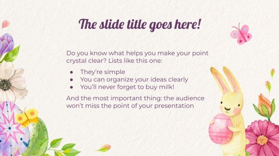 Enjoy Easter! | Google Slides & PPT