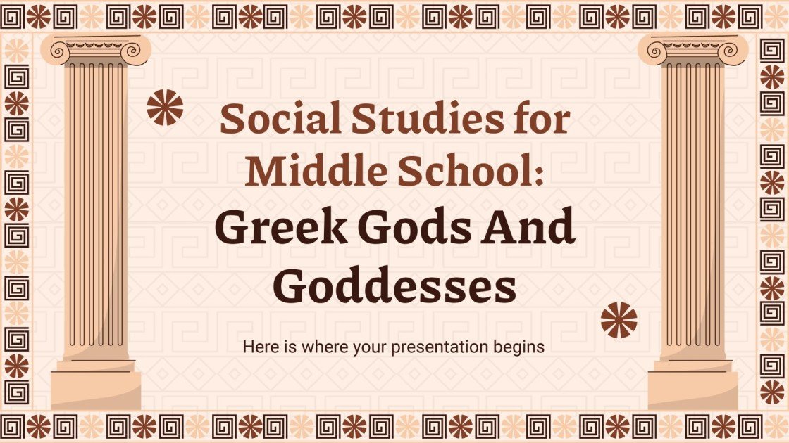 Social Studies: Greek Gods and Goddesses | Google Slides