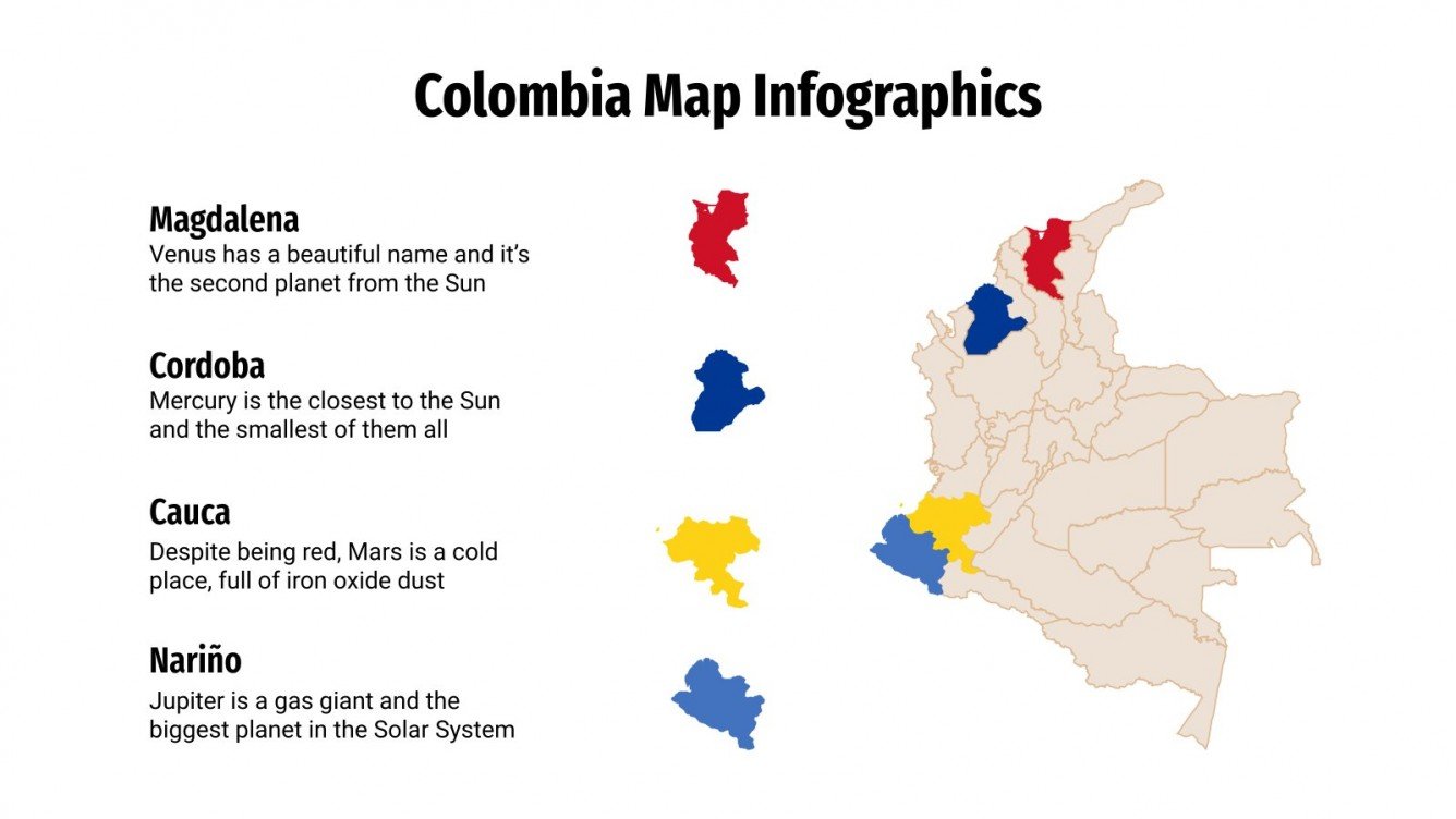 Colombia Map Infographics | Google Slides & PowerPoint theme