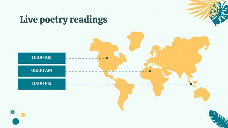 Great Poetry Reading Day | Google Slides & PowerPoint theme